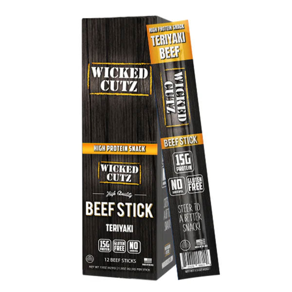 Wicked Cuts High Quality Beef Stick Teriyaki